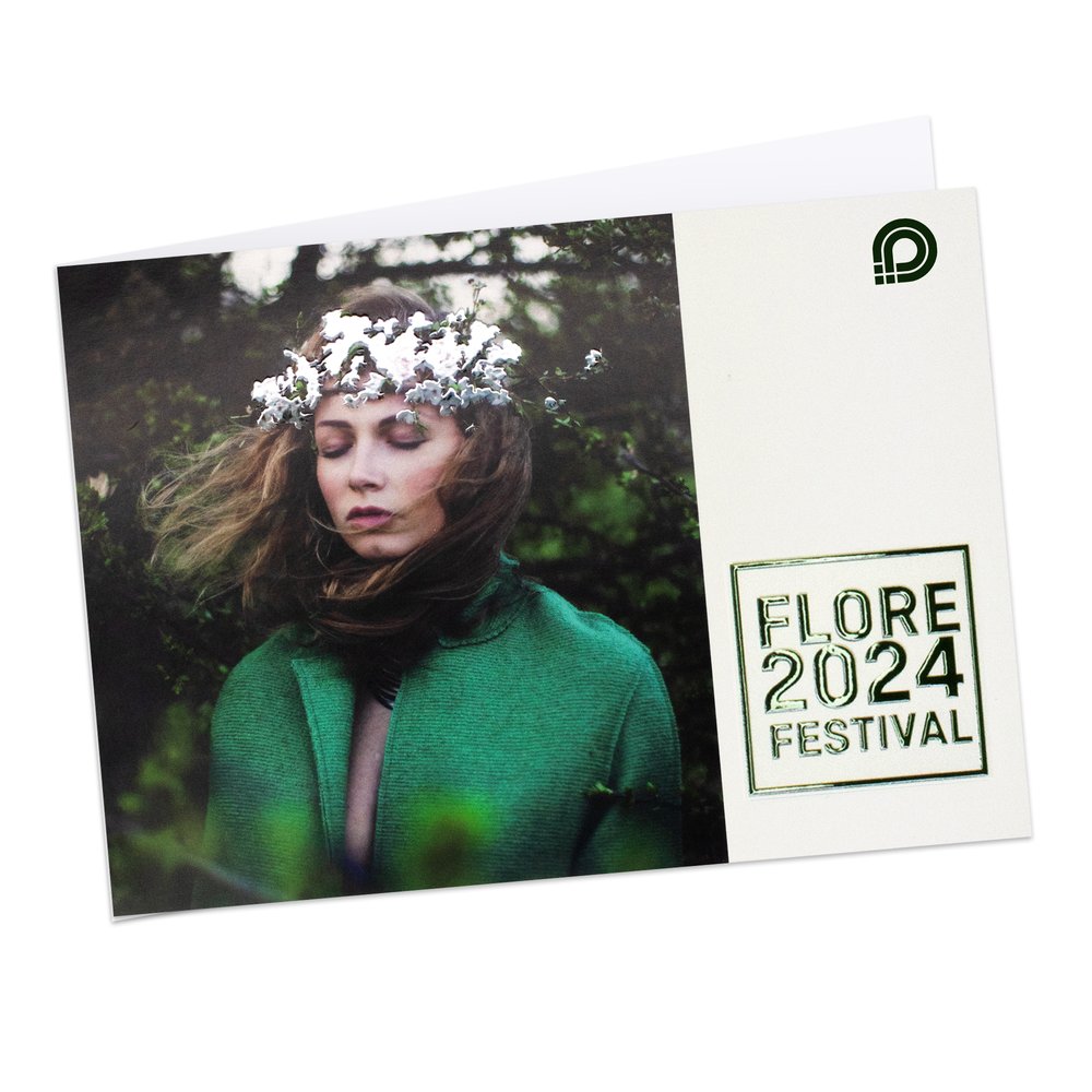 Klappkarten Querformat mit partiellem UV-Lack, A5, A5 bei Onlineprinters